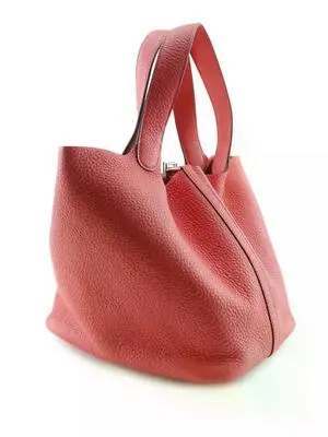 Hermès 2019 Picotin Lock 22 Handbag - Red