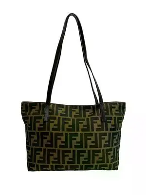Fendi 2000-2010 Zucca Canvas Tote Bag