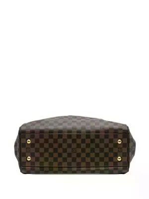 LOUIS VUITTON 2008 Damier Ebene Trevi Gm Satchel - Brown