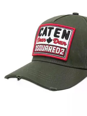 Dsquared2 Cap With Front Patch - Green