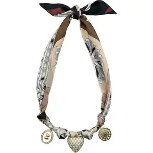 MACRAE & CO. Katie Scarf Charm Necklace - Gold