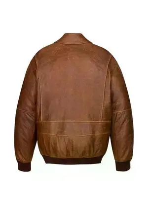 Saint Laurent Leather Zip Jacket