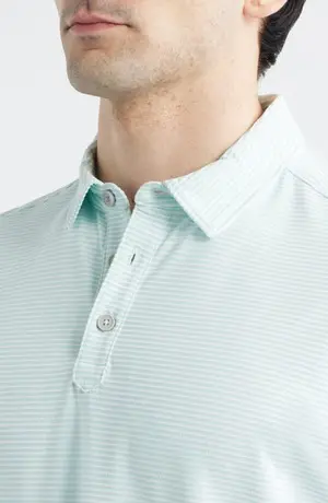 Tommy Bahama Catch The Wave Stripe Islandzone® Polo - Cloudless