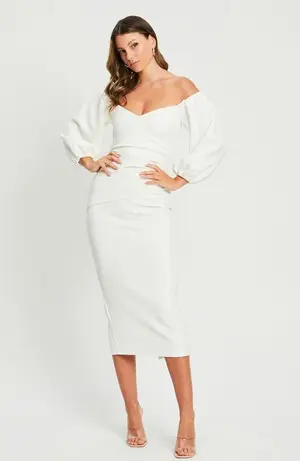 BWLDR Jessamy Dress - White
