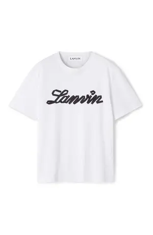 LANVIN White Ribbon T-shirt