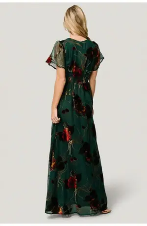 BALTIC BØRN Valen Maxi Dress - Jade Multi