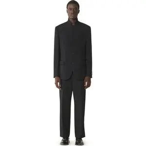 LANVIN Wool Jacket With Stand-up Collar