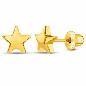 IN SEASON JEWELRY Star Stud Earrings - Gold