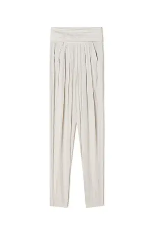 LANVIN Draped Charmeuse Pants
