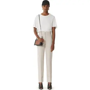 LANVIN Cigarette Pants In Technical Cotton - White