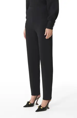 LANVIN Viscose Leggings - Black