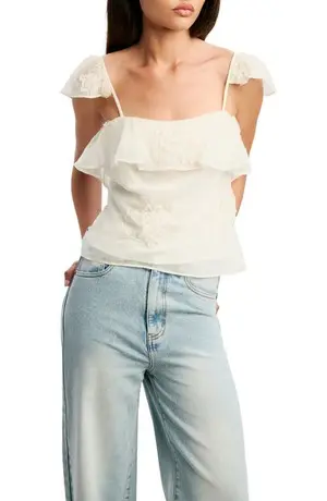 Bardot Lisette Frill Appliqué Camisole