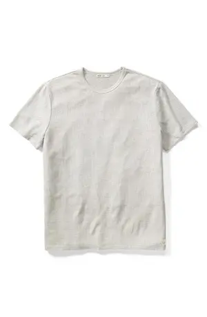 Marine Layer Signature Jacquard Stripe T-shirt - Whitecap/navy