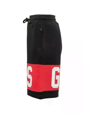 Gcds Logo Sweat Shorts - Black