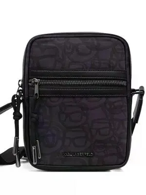 Karl Lagerfeld Print Detail Belt Bag - Grey