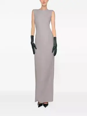 Norma Kamali Sleeveless Long Dress - Grey