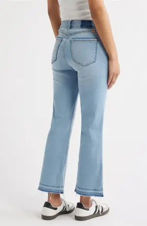 1822 Denim Release Hem High Waist Demi Bootcut Jeans - Harmony