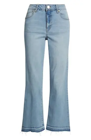 1822 Denim Release Hem High Waist Demi Bootcut Jeans - Harmony