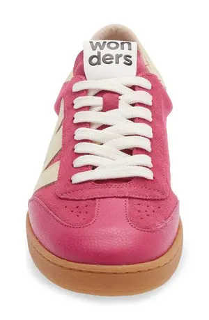 WONDERS Lace-up Sneaker - Fuchsia