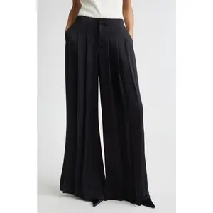Ramy Brook Yvette Satin Wide Leg Pants
