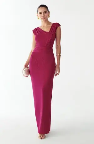BWLDR Tima Maxi Dress - Berry
