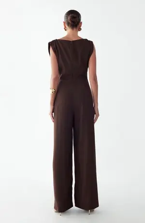 BWLDR Stella Jumpsuit - Chocolate