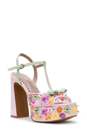 Betsey Johnson Melodie Platform Sandal - Pink Multi