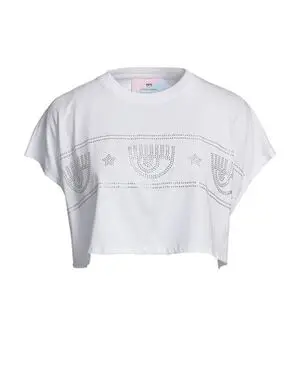 Chiara Ferragni Crewneck T-shirts For Women