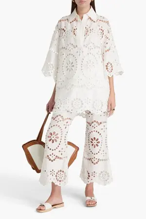 Zimmermann Broderie Anglaise Linen Tunic