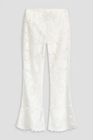 Women's Broderie Anglaise Pants