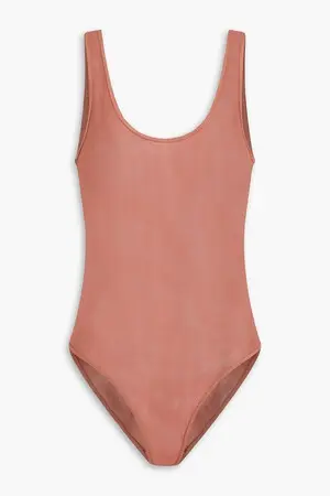 Zimmermann Stretchmesh Bodysuit - Light Brown