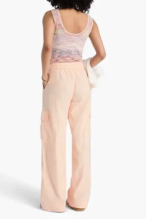 Zimmermann Striped Linenblend Cargo Pants