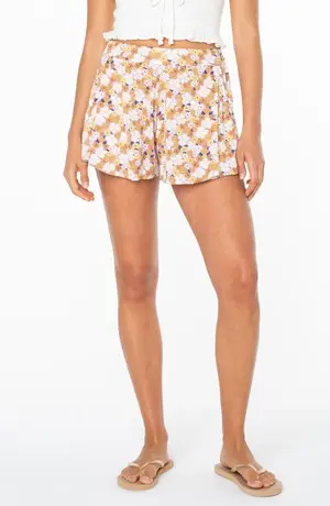 Roxy Midnight Ave Floral Shorts - African Violet
