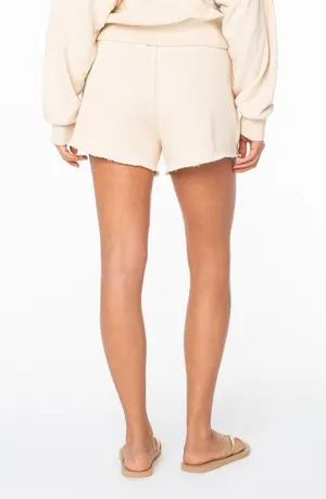 Roxy Heart Breaker Cotton Drawstring Shorts - Parchment