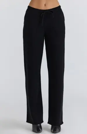 House Of Cb Chelsea Knit Pants - Black