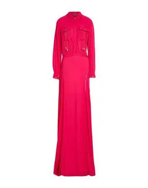 Elisabetta Franchi Maxi Dress Fuchsia Size Viscose - Pink