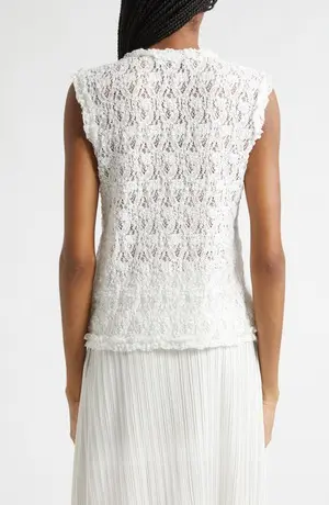 EENK Button Front Lace Tank