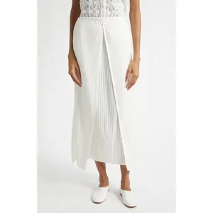 EENK Flowy Pleated Skirt - Ivory