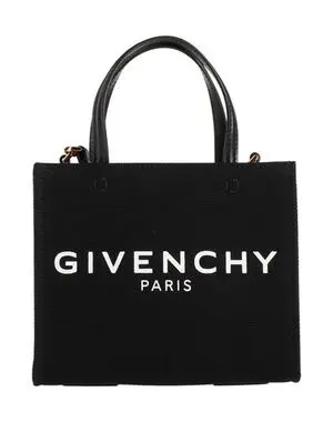 Givenchy Handbag In Canvas With Logo And Shoulder Strap - Black