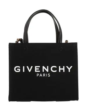 Givenchy Handbag In Canvas With Logo And Shoulder Strap - Black