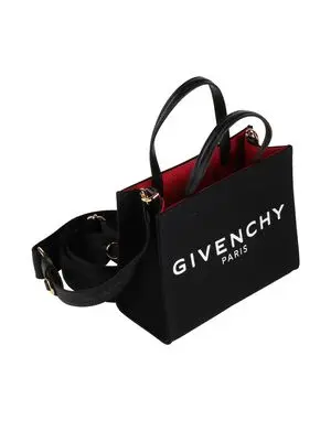 Givenchy Handbag In Canvas With Logo And Shoulder Strap - Black