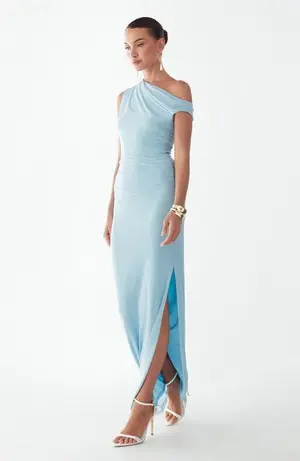BWLDR Freya Maxi Dress - Sky Blue