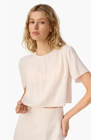 Cami Nyc Josey Jacquard Stripe Semisheer Top