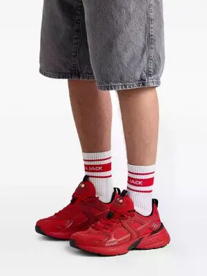 HIDE&JACK Mesh Panelled Sneakers - Red