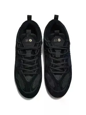 HIDE&JACK Lace-up Panelled Sneakers - Black