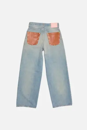 Acne Studios 1981 Loose Fit Jeans - Mid Blue