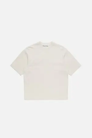 Acne Studios Rubber Logo T-shirt - Light Taupe