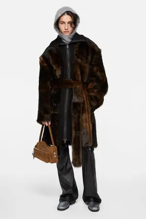 Acne Studios Layered Fur Jacket