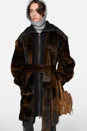 Acne Studios Layered Fur Jacket