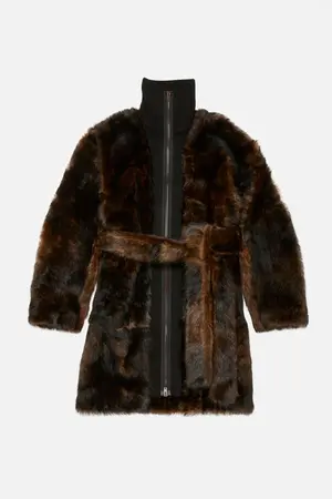 Acne Studios Layered Fur Jacket